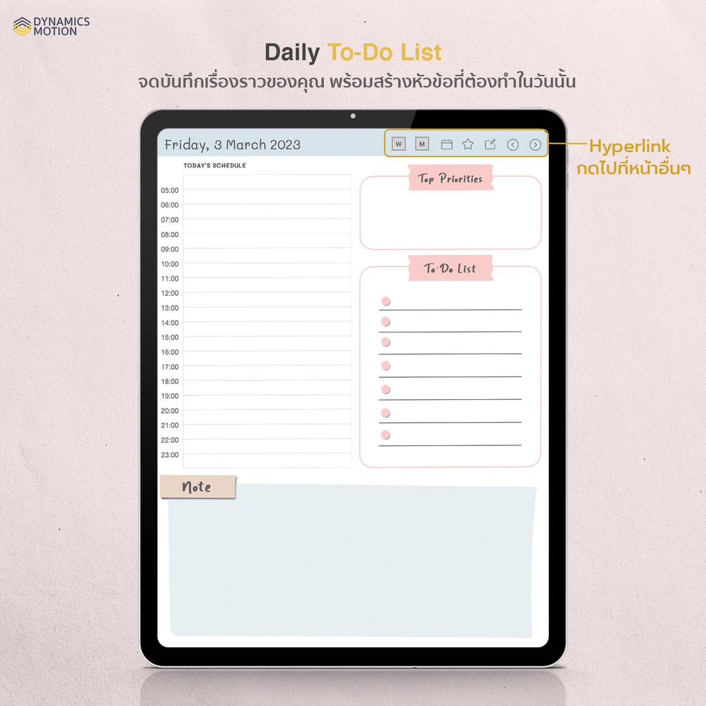 Pastelic Minimal Planner - Professional | DynamicsMotion
